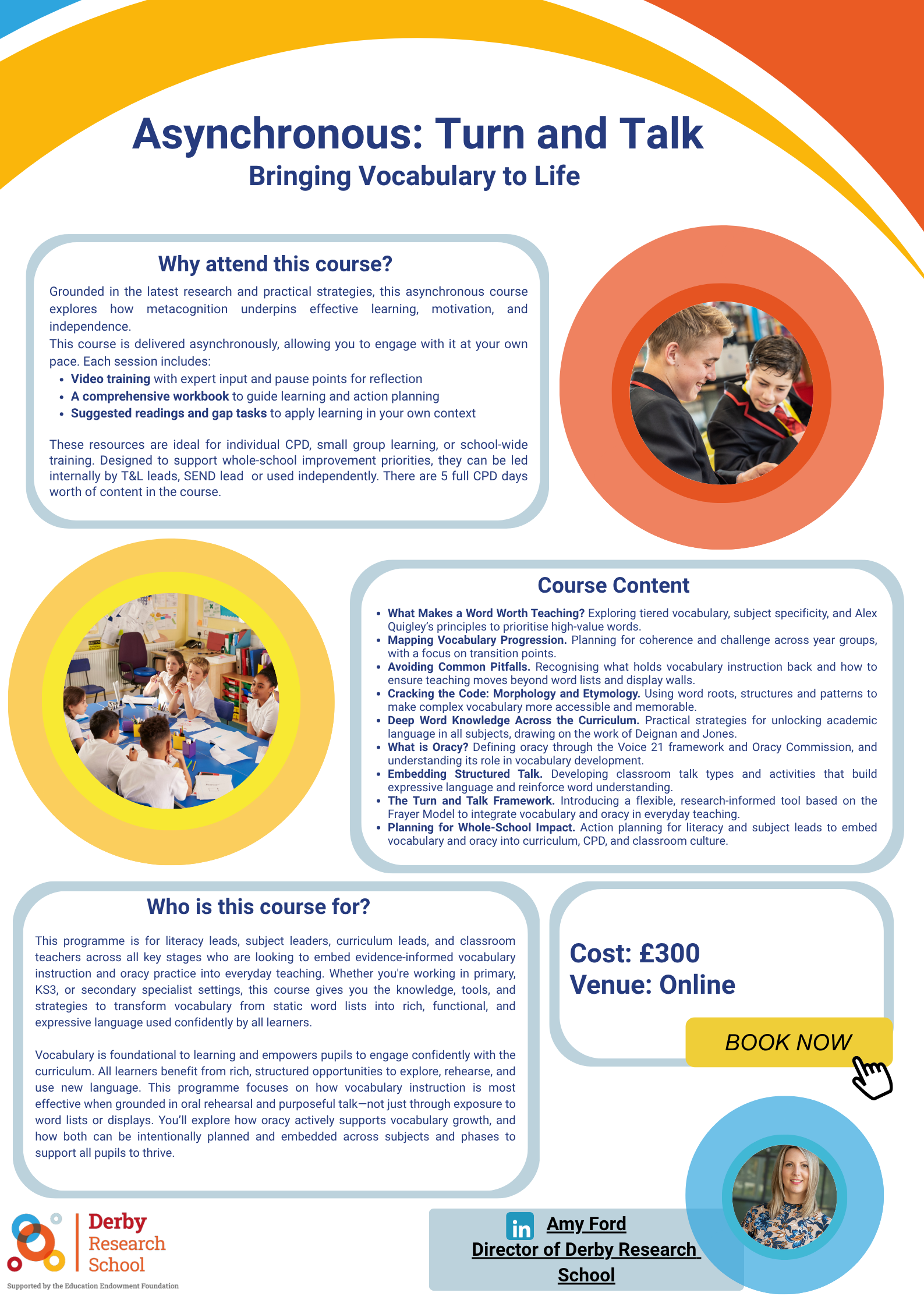 ASYNCHRONOUS TRAINING COURSE: Turn & Talk… | Derby Research School