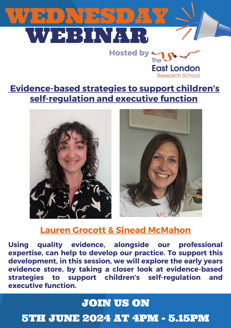 Wednesday Webinar - Evidence-based… | East London Research School